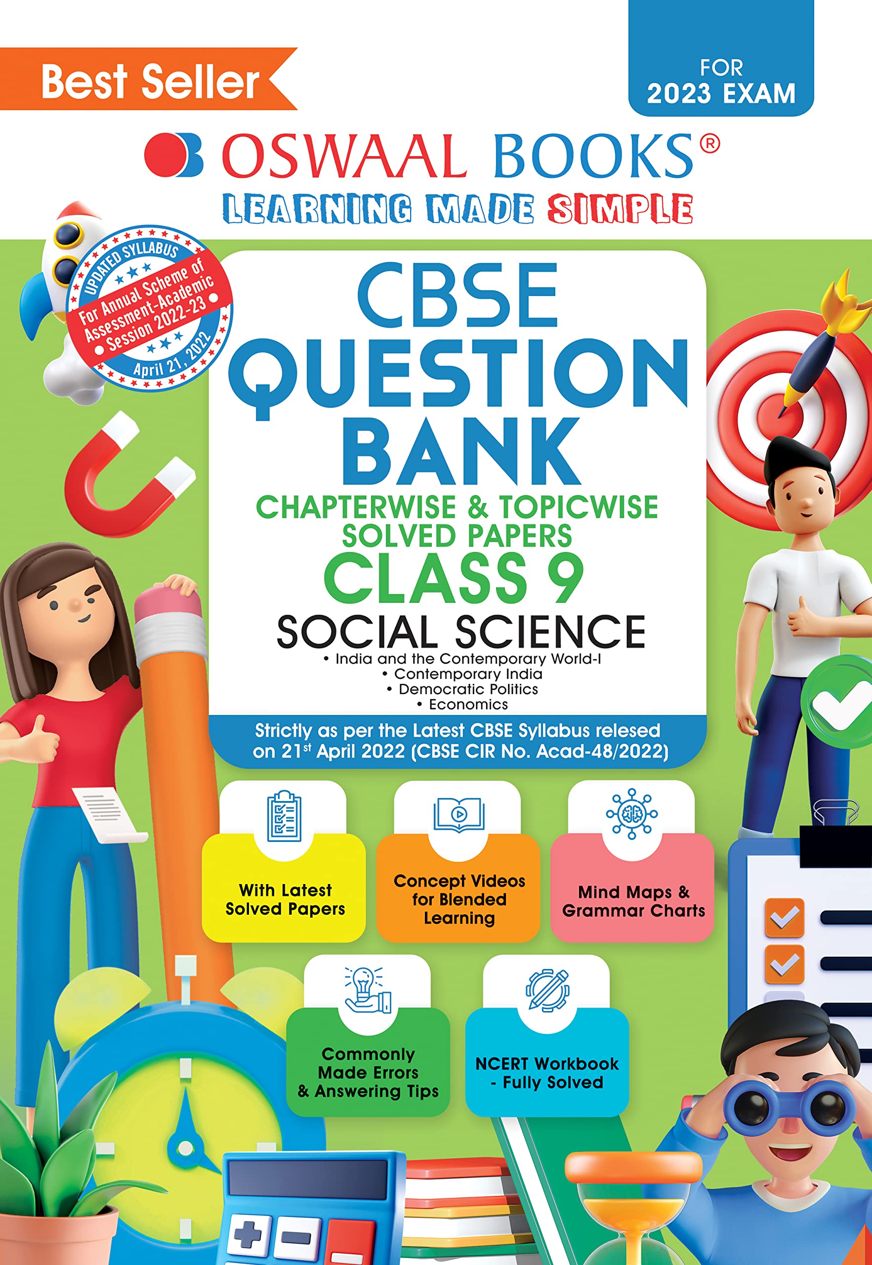 Oswaal CBSE Chapterwise & Topicwise Question Bank Class 9 Social ...