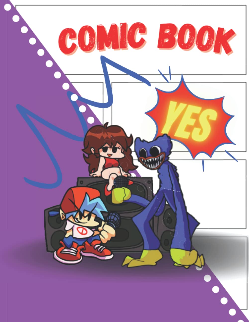 Friday night funkin and Poppy Playtime lovers Comic book: 200 pages by ...