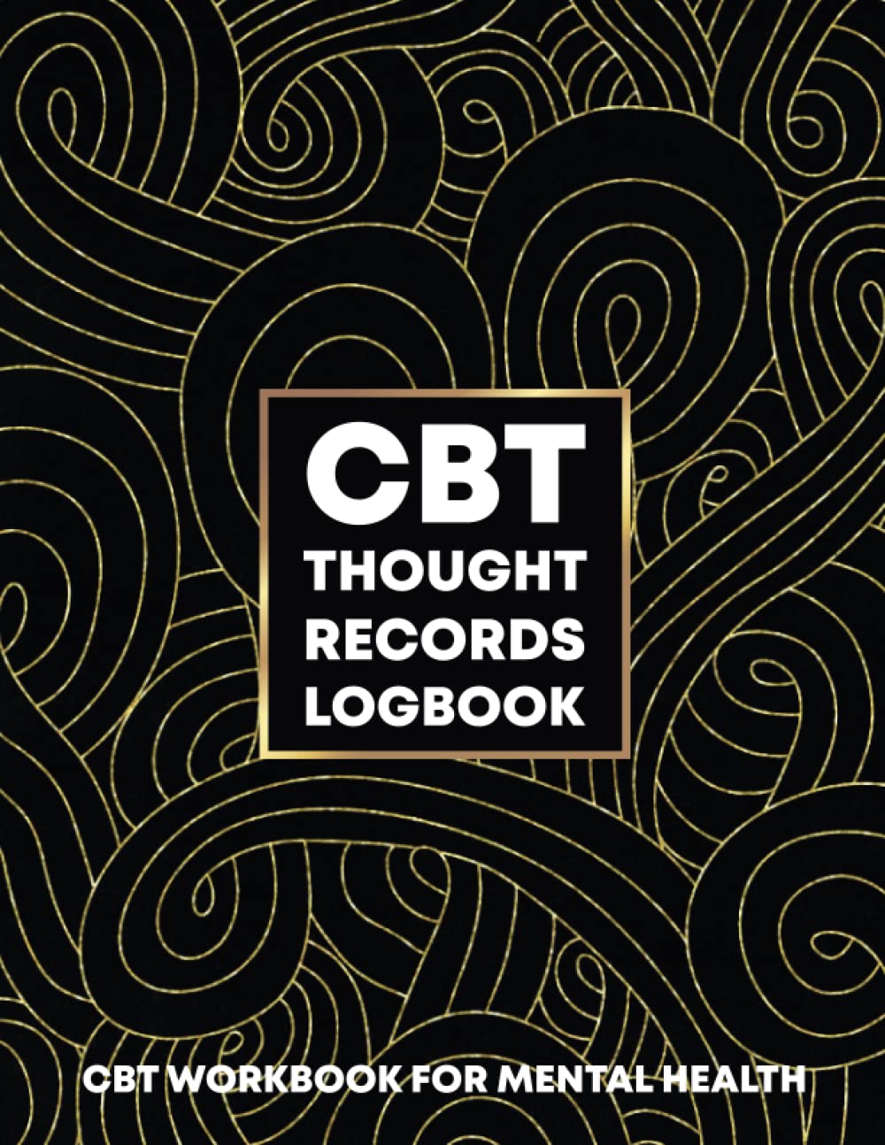 CBT Thought Records Logbook: Train of Thought Book Record Journal ...