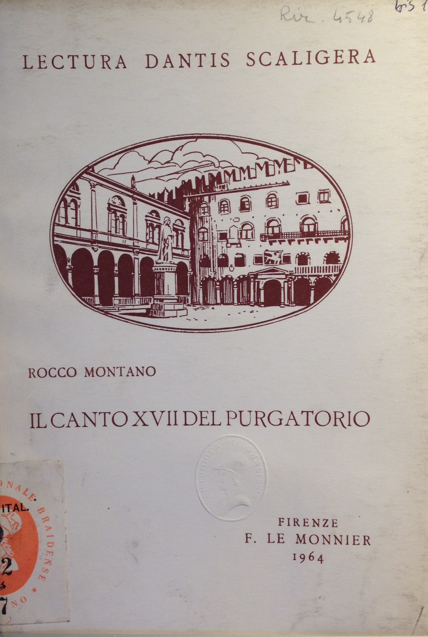Il canto XVII del Purgatorio by Rocco Montano | Goodreads