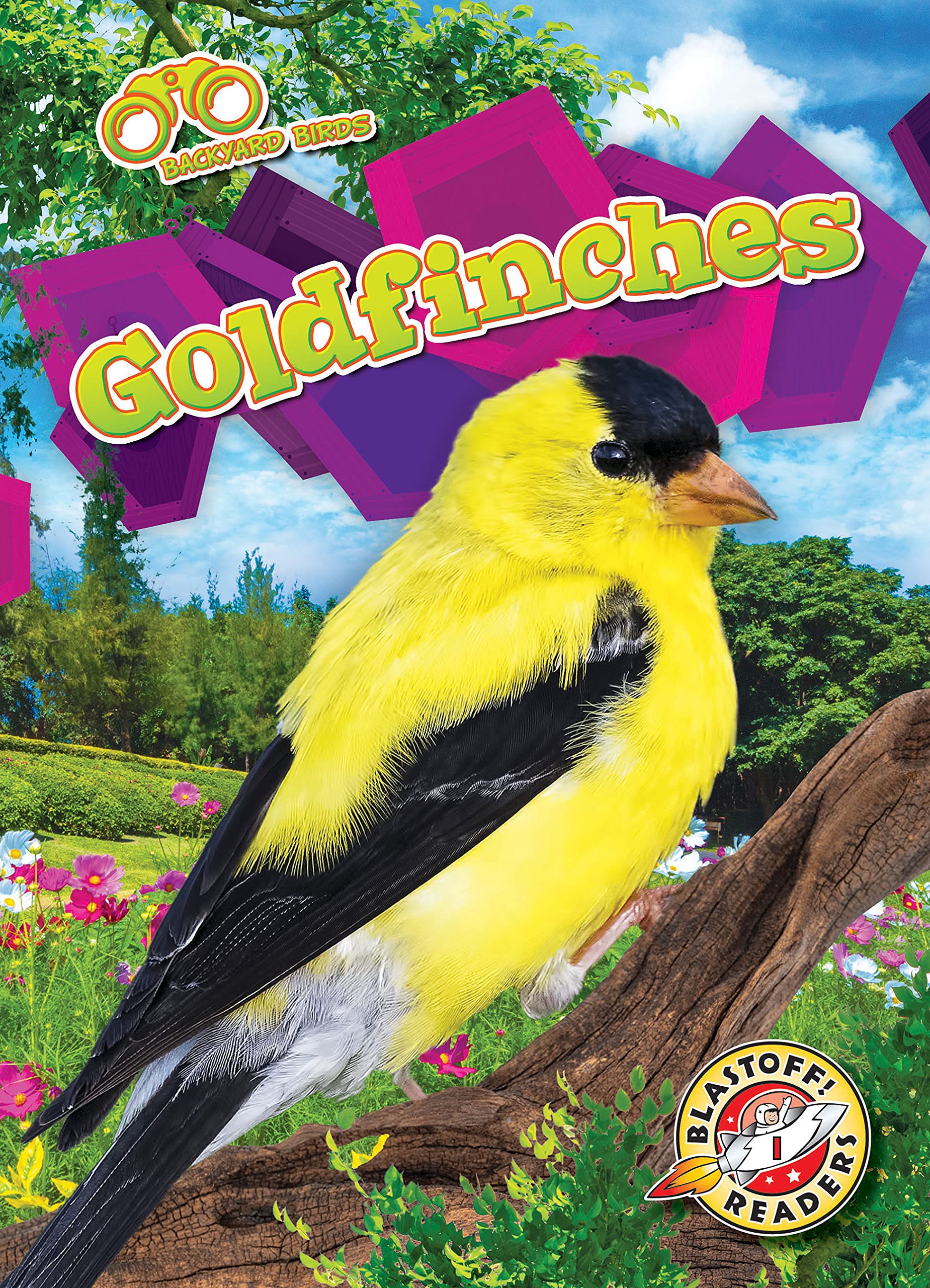 Goldfinches (Backyard Birds) by Elizabeth Neuenfeldt | Goodreads