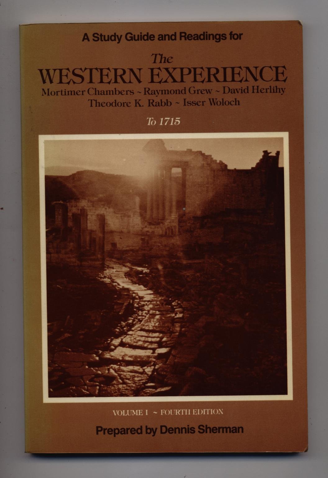 The Western Experience: Study Guide and Readings - Volume One by Dennis ...