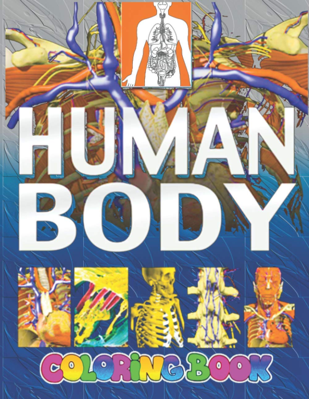 Human Body Coloring Book: A Full Body Breakdown―simplify Human Anatomy ...