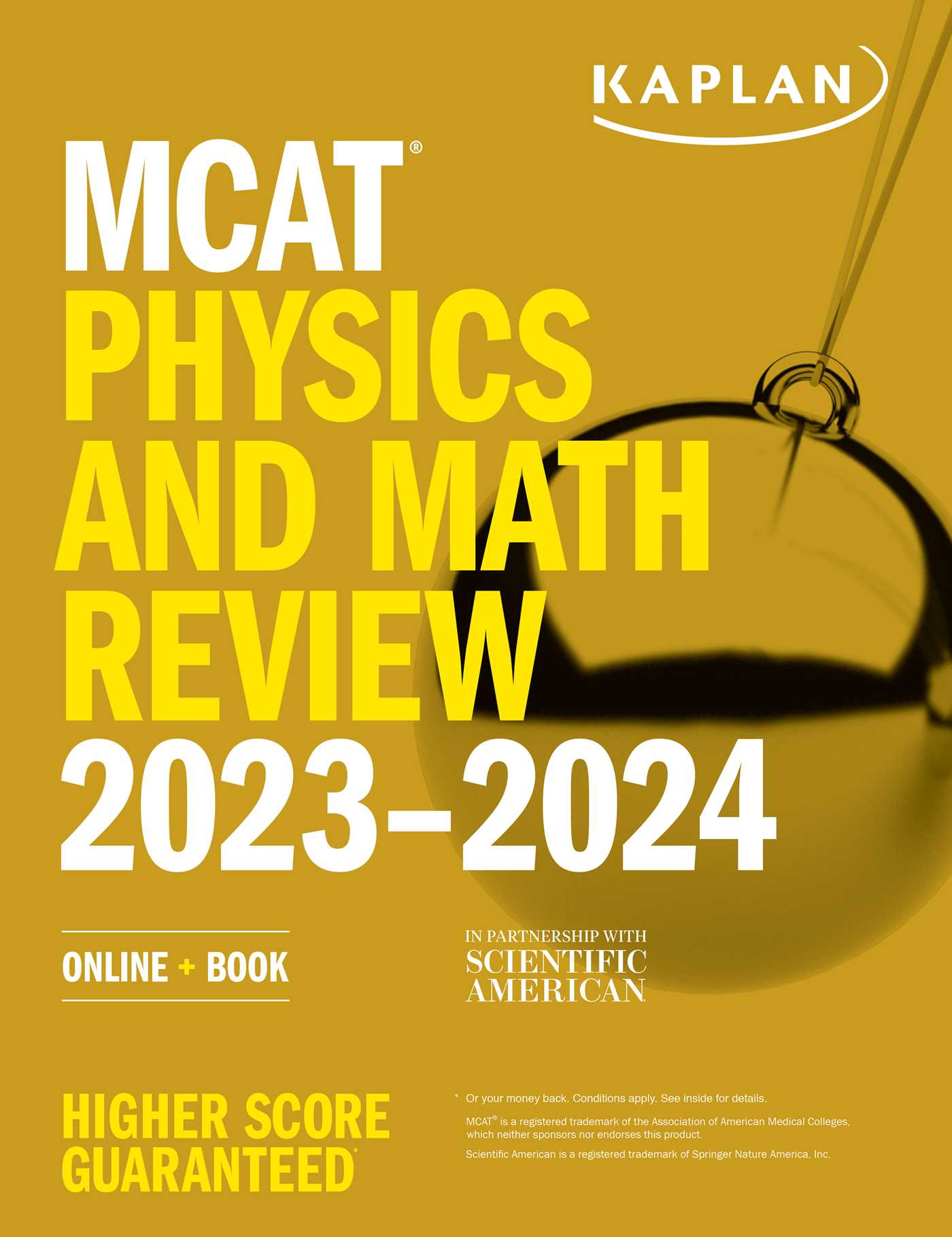 MCAT Physics and Math Review 2023-2024: Online + Book by Kaplan Test ...