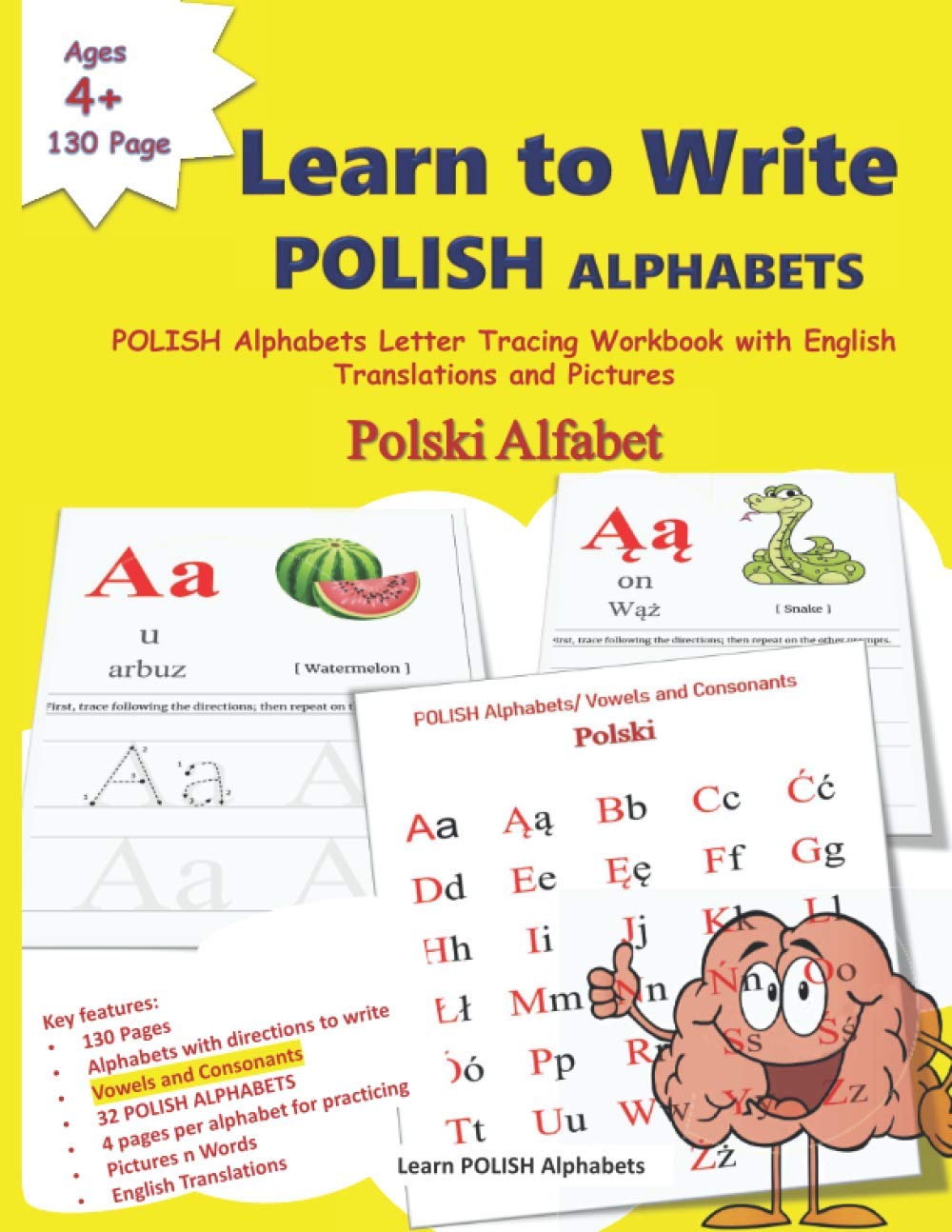 Learn To Write POLISH ALPHABETS POLISH Alphabet LETTER TRACING