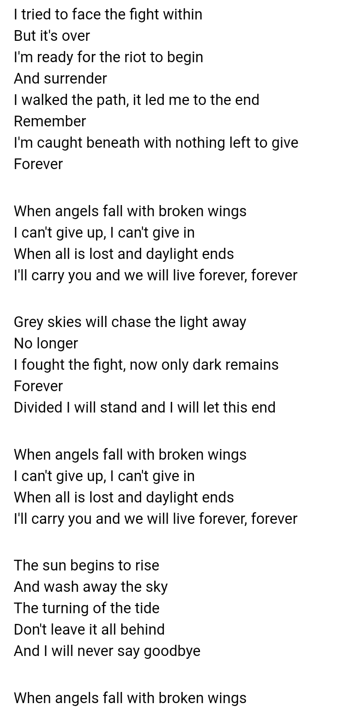 Angels Fall by Breaking Benjamin | Goodreads