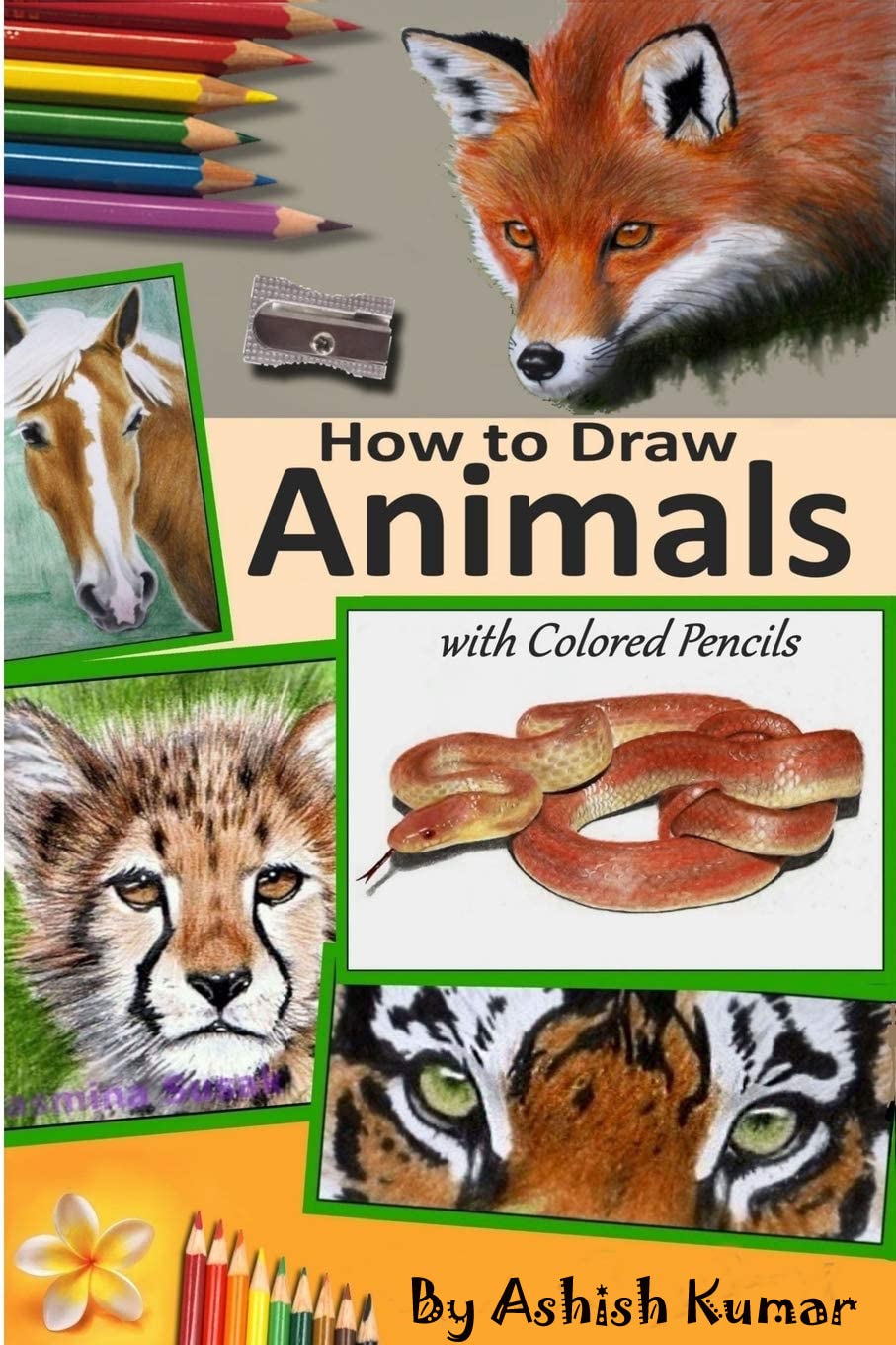 How to draw animals with colored pencils Learn to draw realistic ...