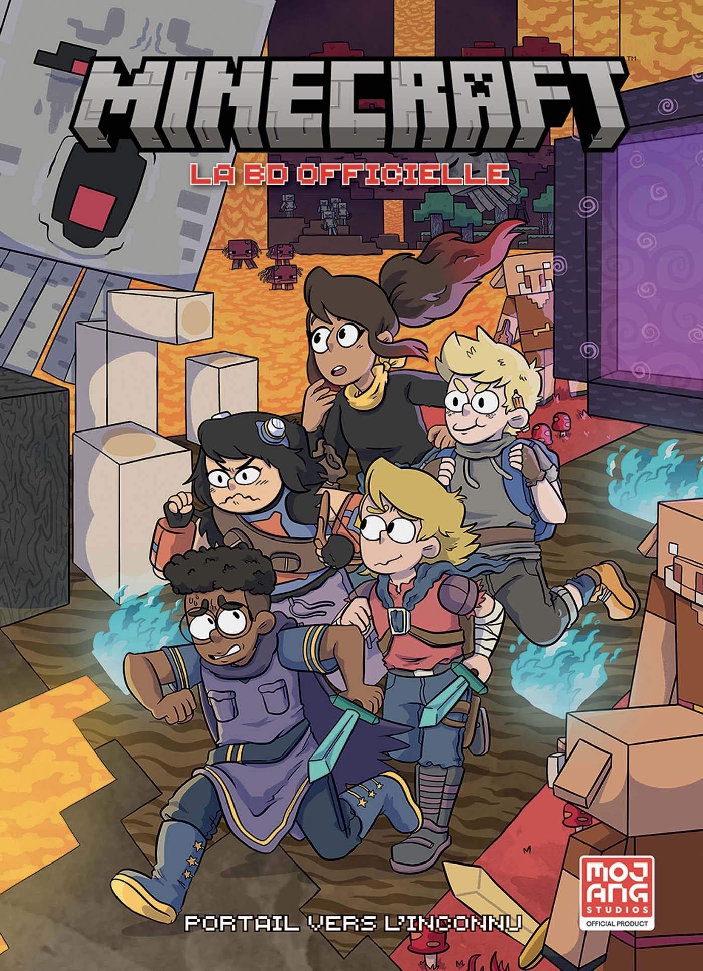 Minecraft la BD Officielle T03 : Portail vers l'inconnu by Sarah Graley ...