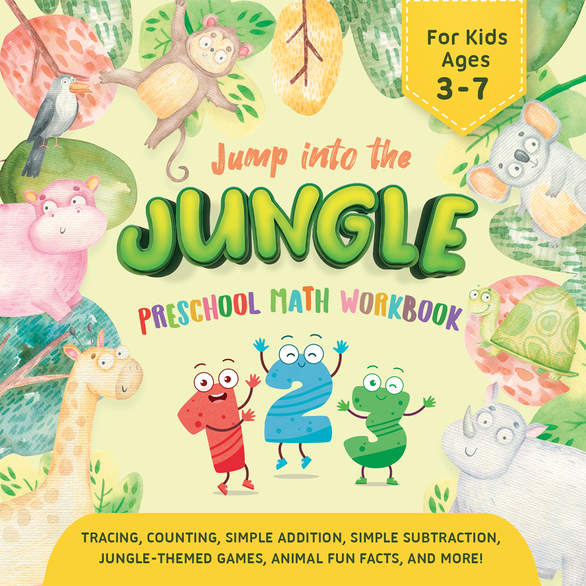 Jump Into The Jungle - Preschool Math Workbook by Linh Trang Engawa ...