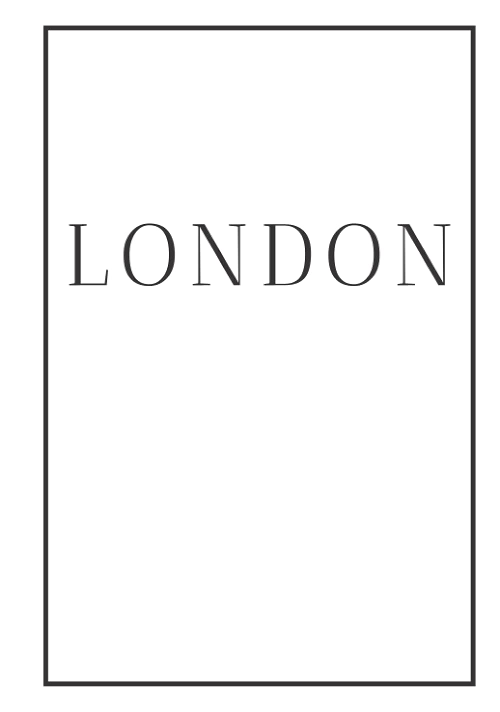 London: A decorative book for coffee tables, end tables, bookshelves ...