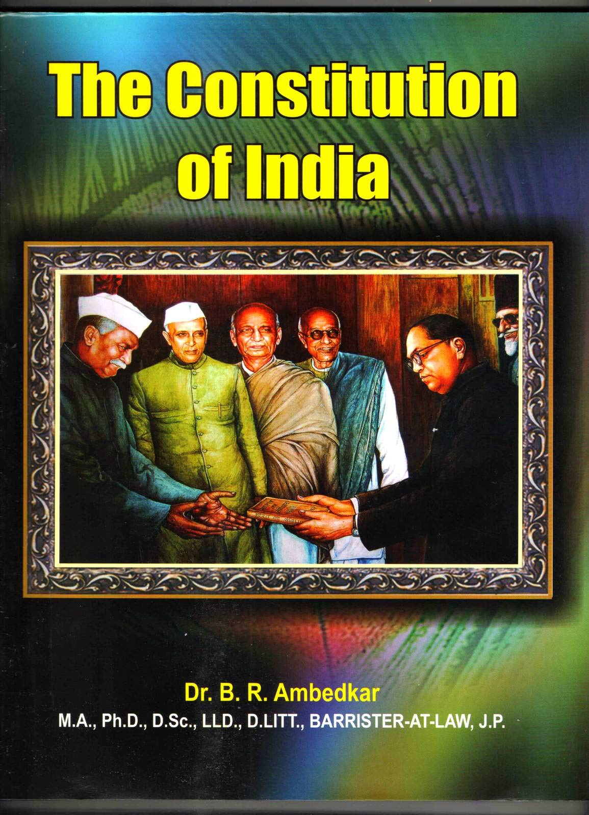 The Constitution of India - Actual Original Book by B.R. Ambedkar ...