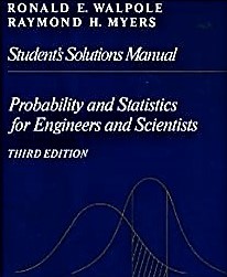 Student's solutions supplement to accompany Probability and statistics ...