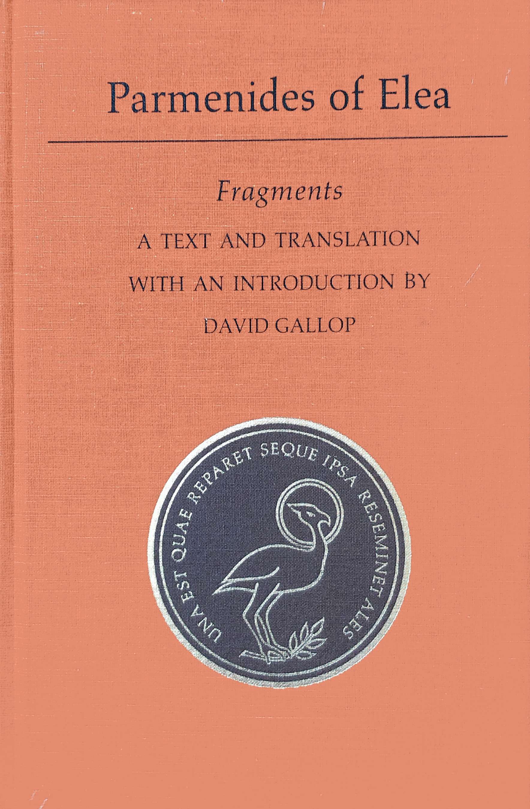 Fragments: A Text & Translation by Parmenides | Goodreads