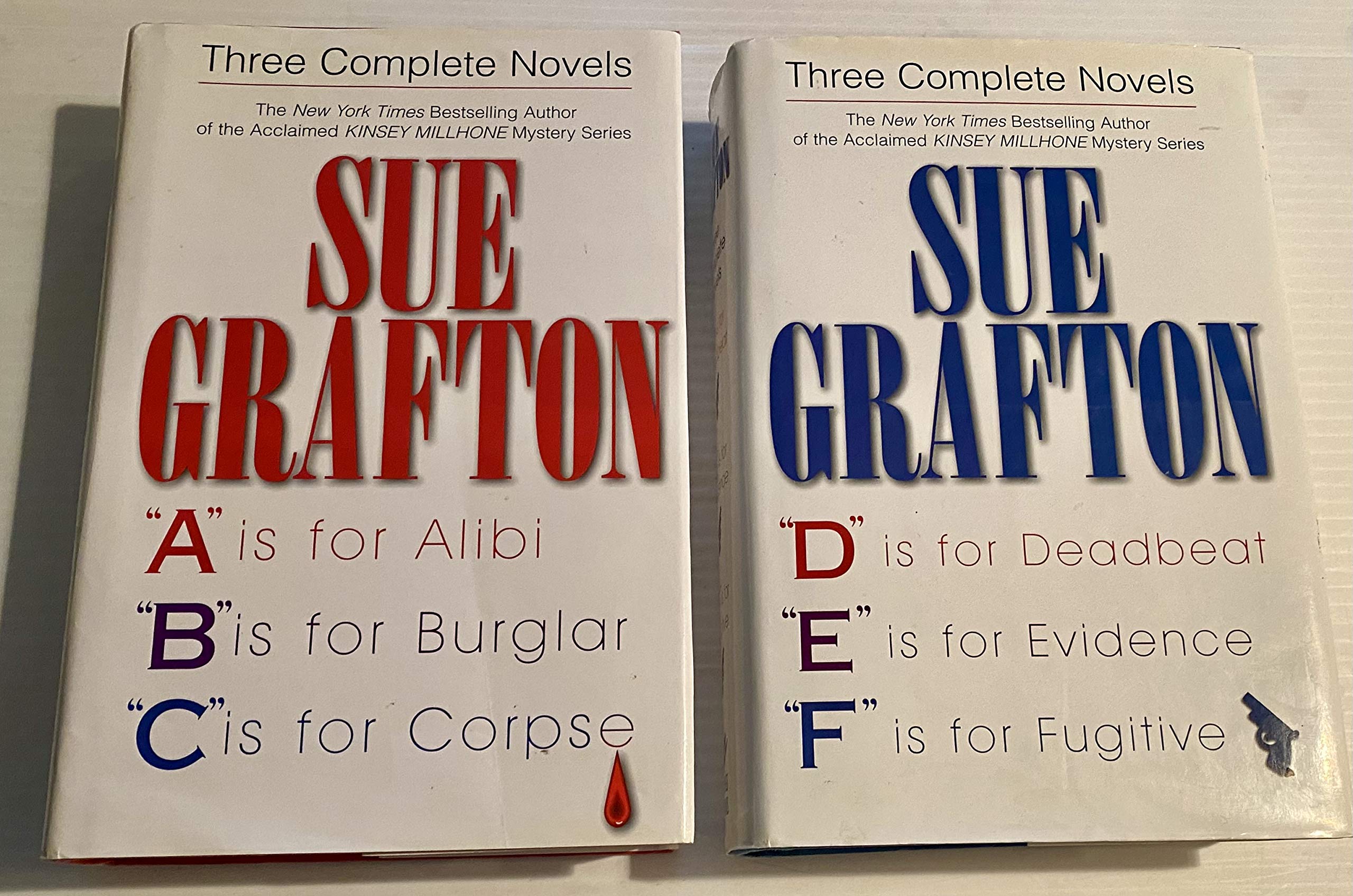 2 Hardcover Books! ~ 6 Stories! 1) "A" is for Alibi, "B" is for Burglar ...