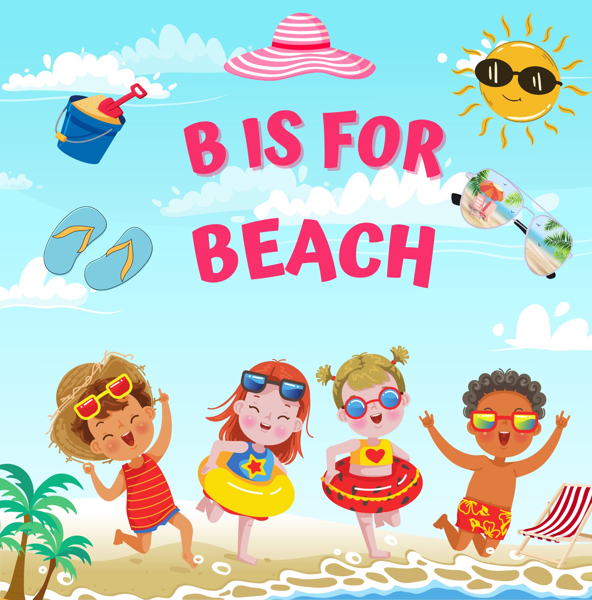 B is For Beach: Beach Life Alphabet Book For Toddlers |Beach Activity ...