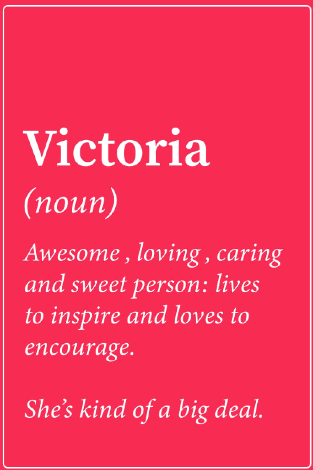 Victoria definition Journal: cool, cute fun definition Journal | 120 ...