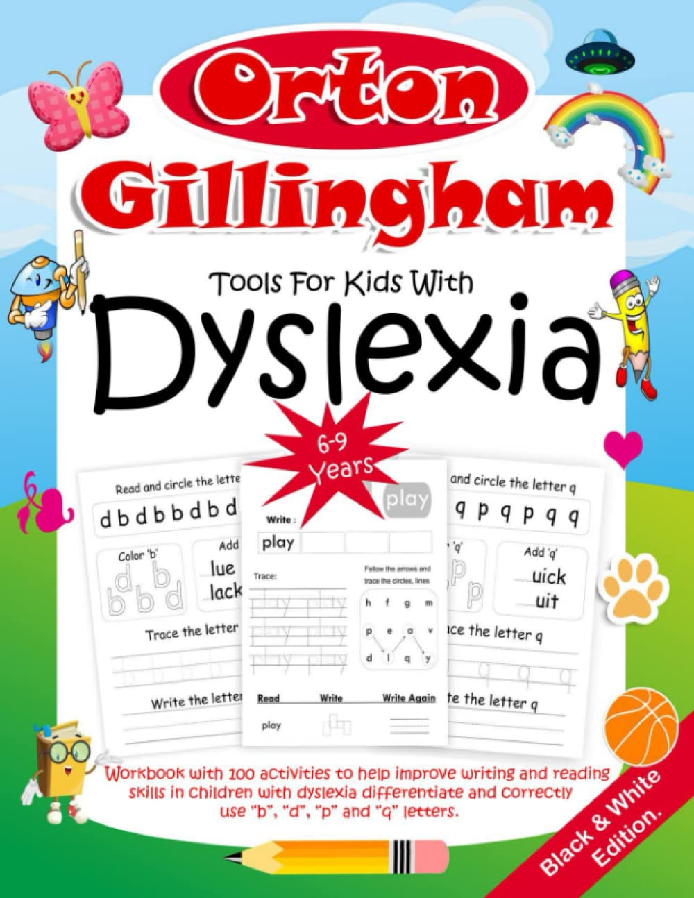 Orton Gillingham Tools For Kids With Dyslexia. Workbook with 100 ...