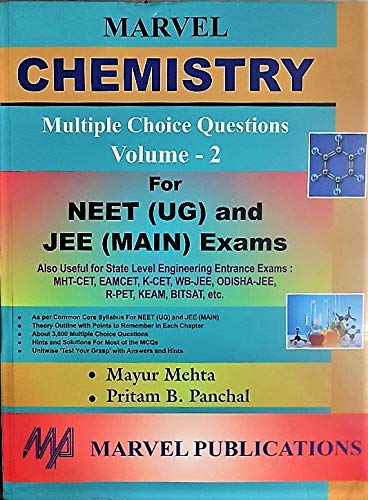 Marvel Chemistry MCQ's Vol-2 for NEET (UG) & JEE Main by Mayur Mehta ...