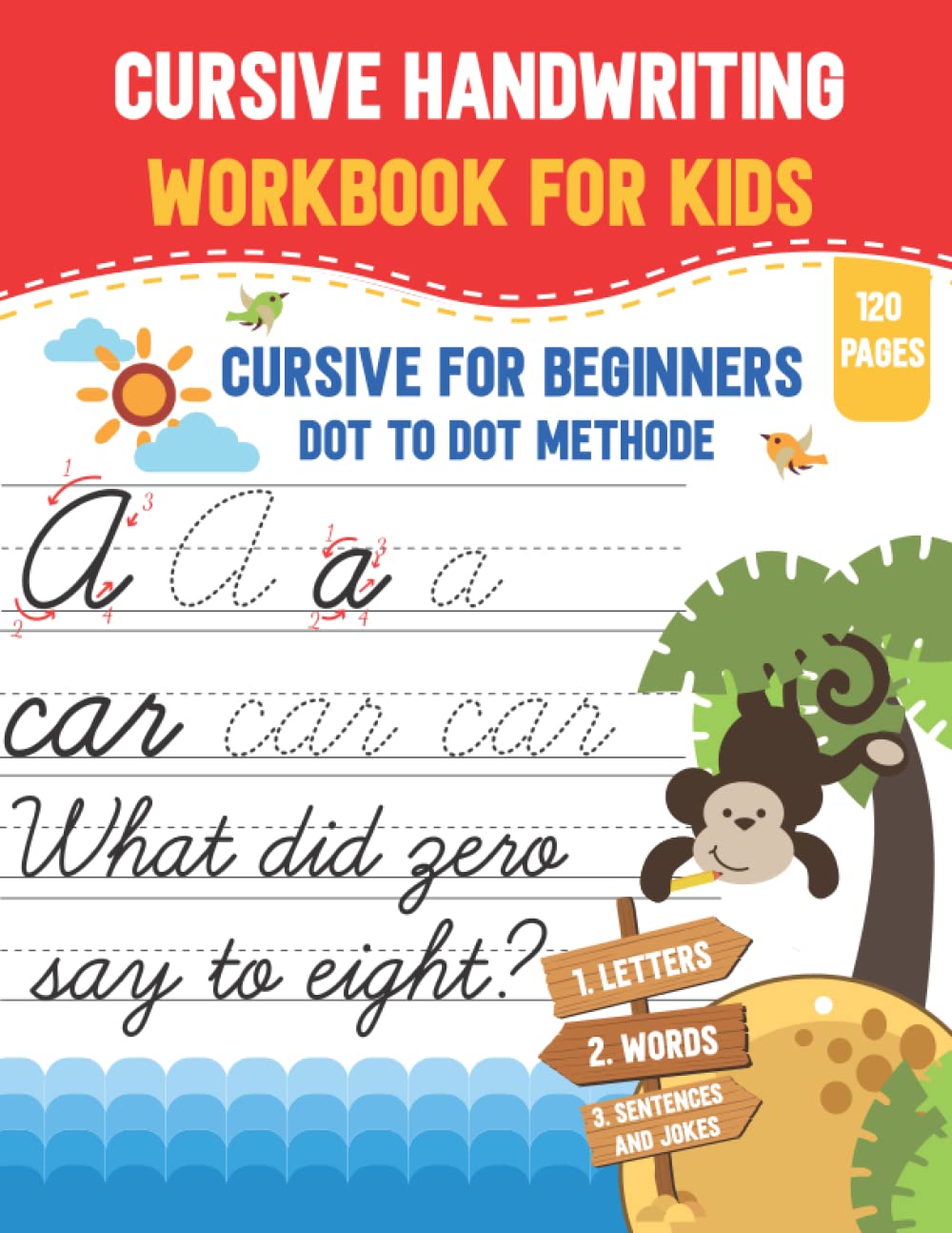 Cursive Handwriting Workbook for Kids: Cursive Writing Workbook ...