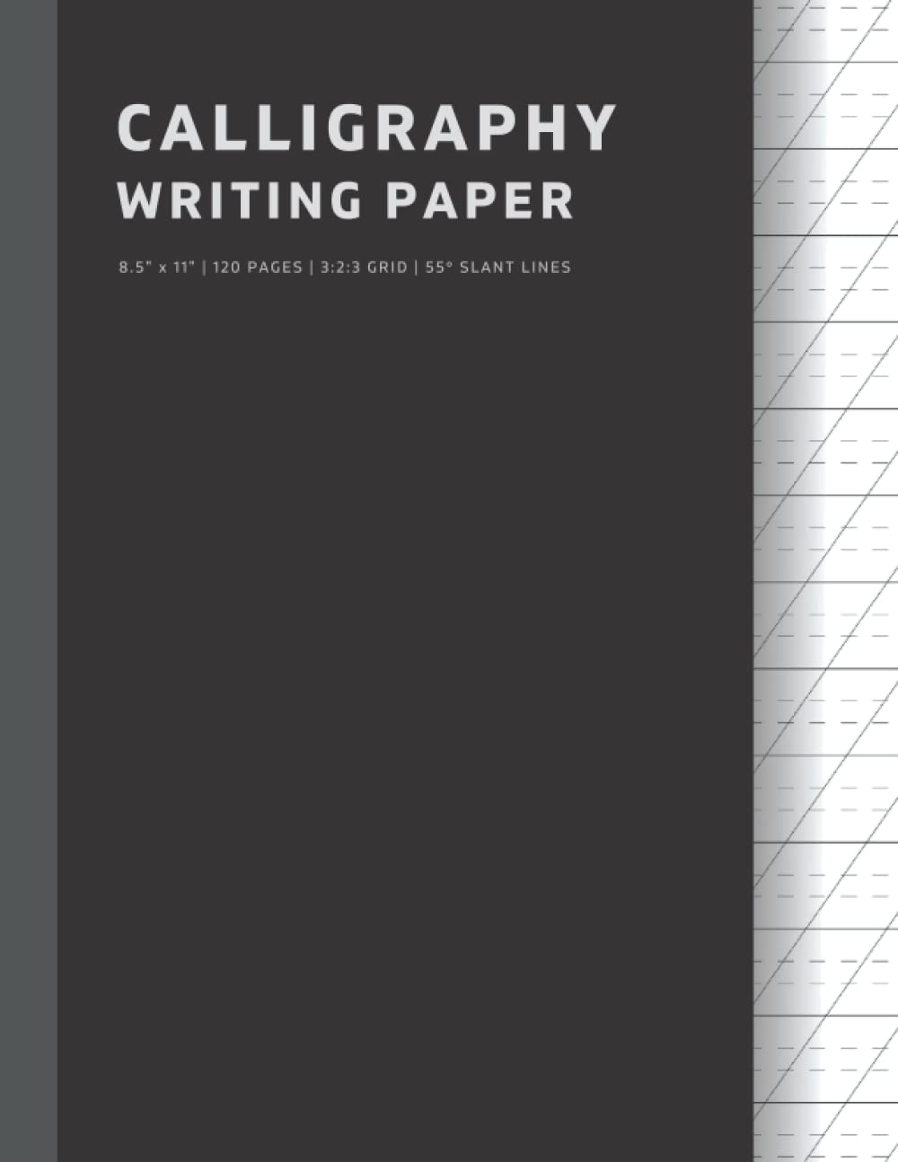 Calligraphy Writing Paper: Calligraphy Practice Paper and Workbook for ...