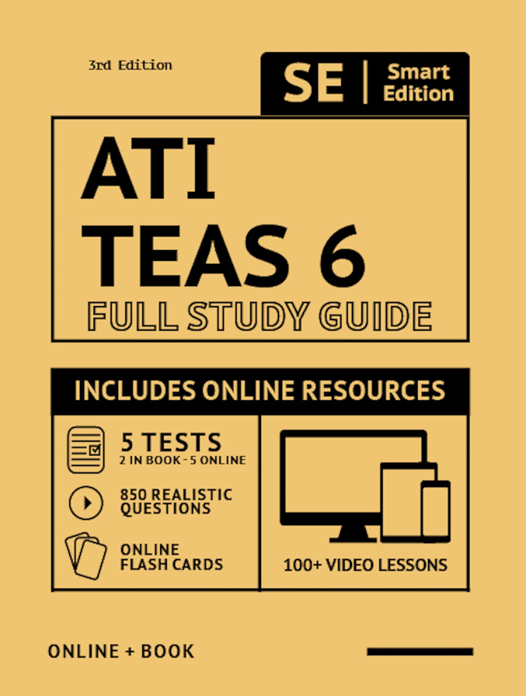 ATI TEAS 7 Study Guide: Smart Edition Academy TEAS 7 Prep Book 4th ...