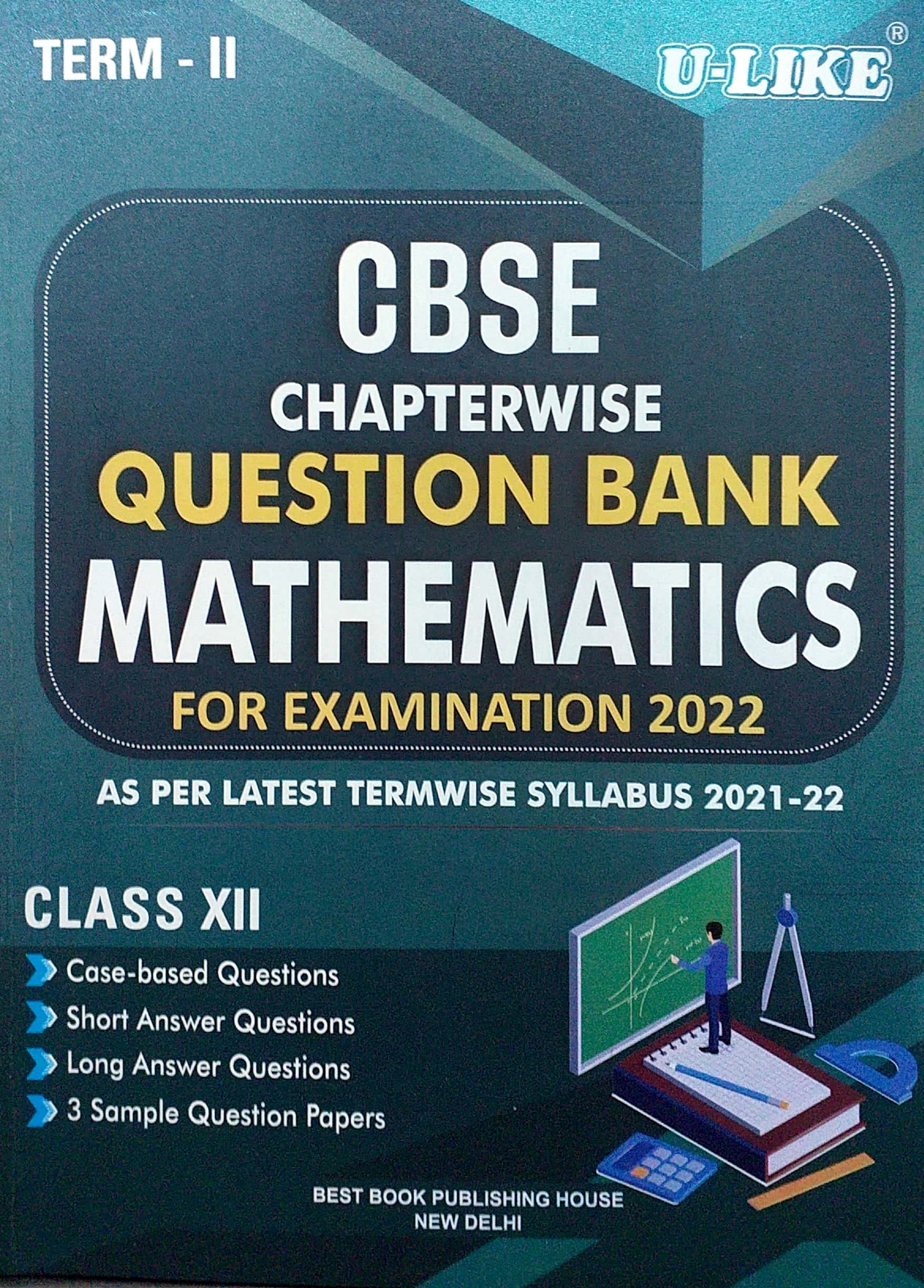 U Like CBSE Term 2 Mathematics Class 12 Chapterwise MCQ Question Bank ...