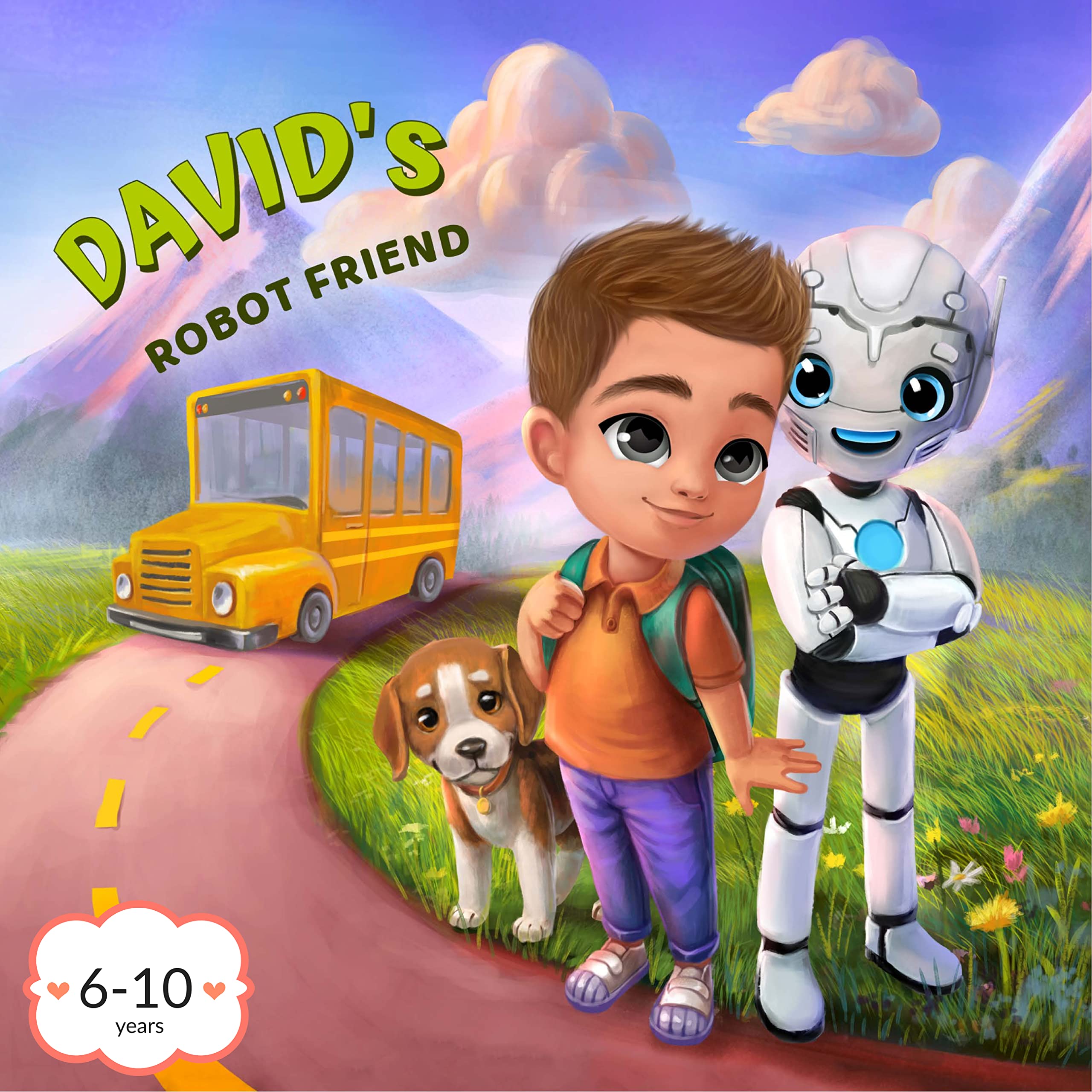 David's robot friend: Robot Book for Kids about Friendship and ...
