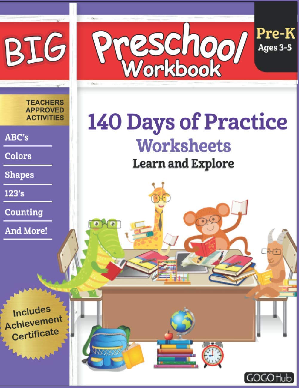 Big Preschool Workbook Ages 3 - 5: 140+ Days of PreK Curriculum ...
