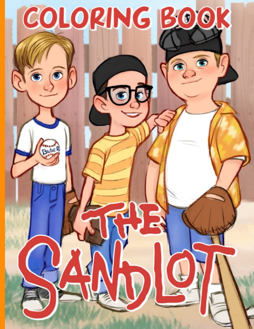 The Coloring Book: Amazing Simple Sandlot Fantastic Activity Lover ...