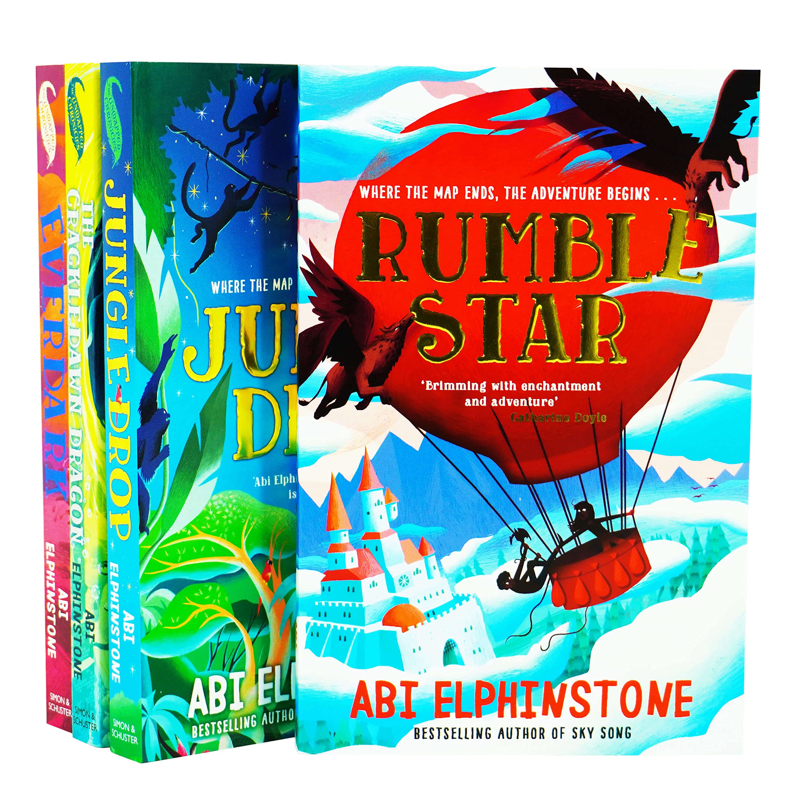 Rumblestar / Jungledrop / The Crackledawn Dragon / Everdark by Abi ...