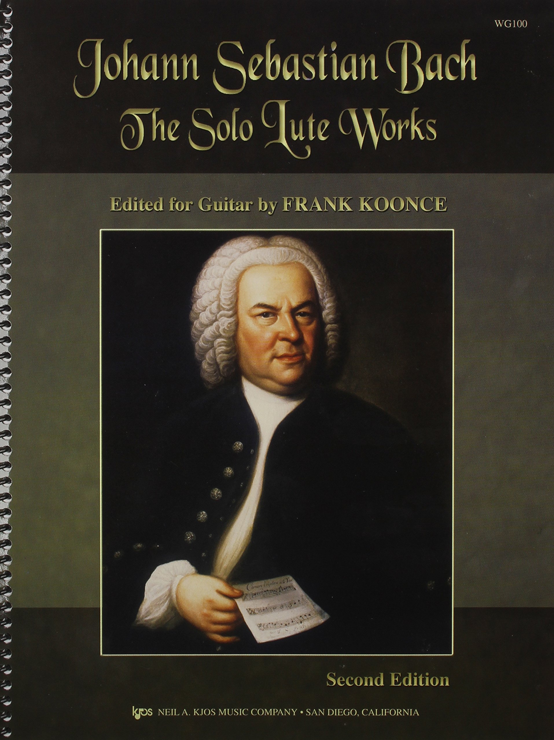 WG100 - The Solo Lute Works of Johann Sebastian Bach for Guitar by ...