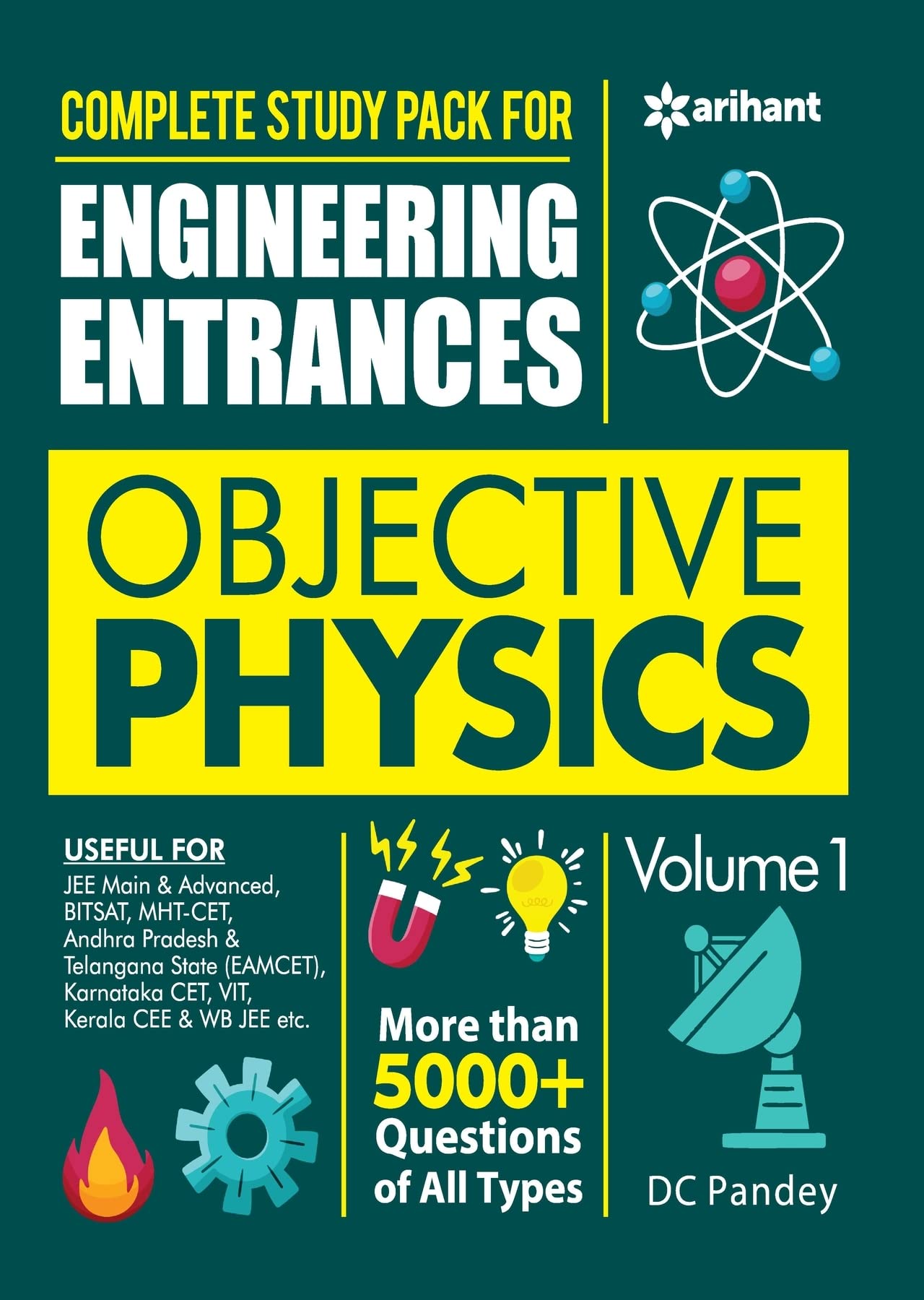Objective Physics Vol 1 for Engineering Entrances 2022 by D.C. Pandey ...