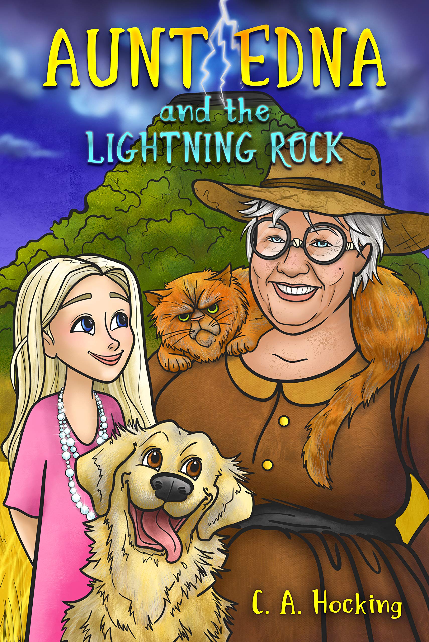 AUNT EDNA and The Lightning Rock (AUNT EDNA #1) by C.A. Hocking | Goodreads