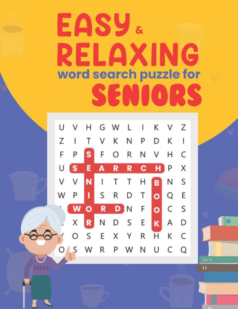 Relaxing and Easy word search puzzle for seniors. Brain Games For The ...