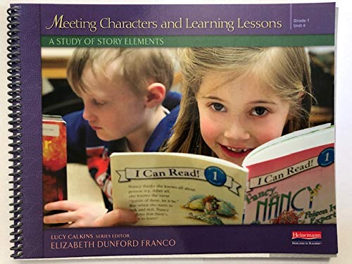 Meeting Characters and Learning Lessons A Study of Story Elements by ...