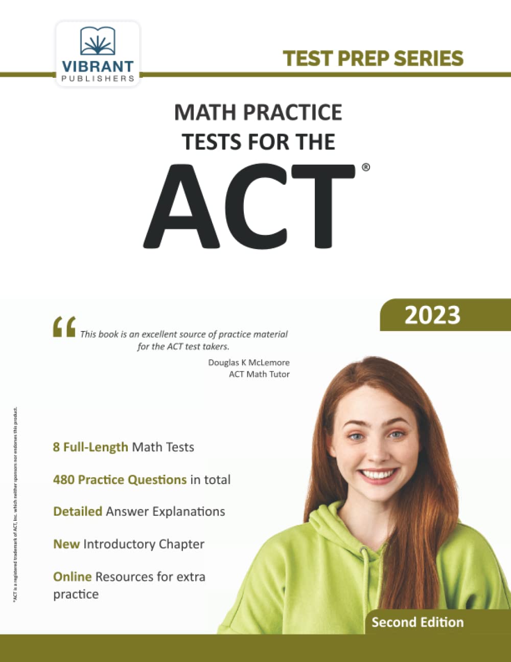Math Practice Tests for the ACT (Test Prep) by Vibrant Publishers ...