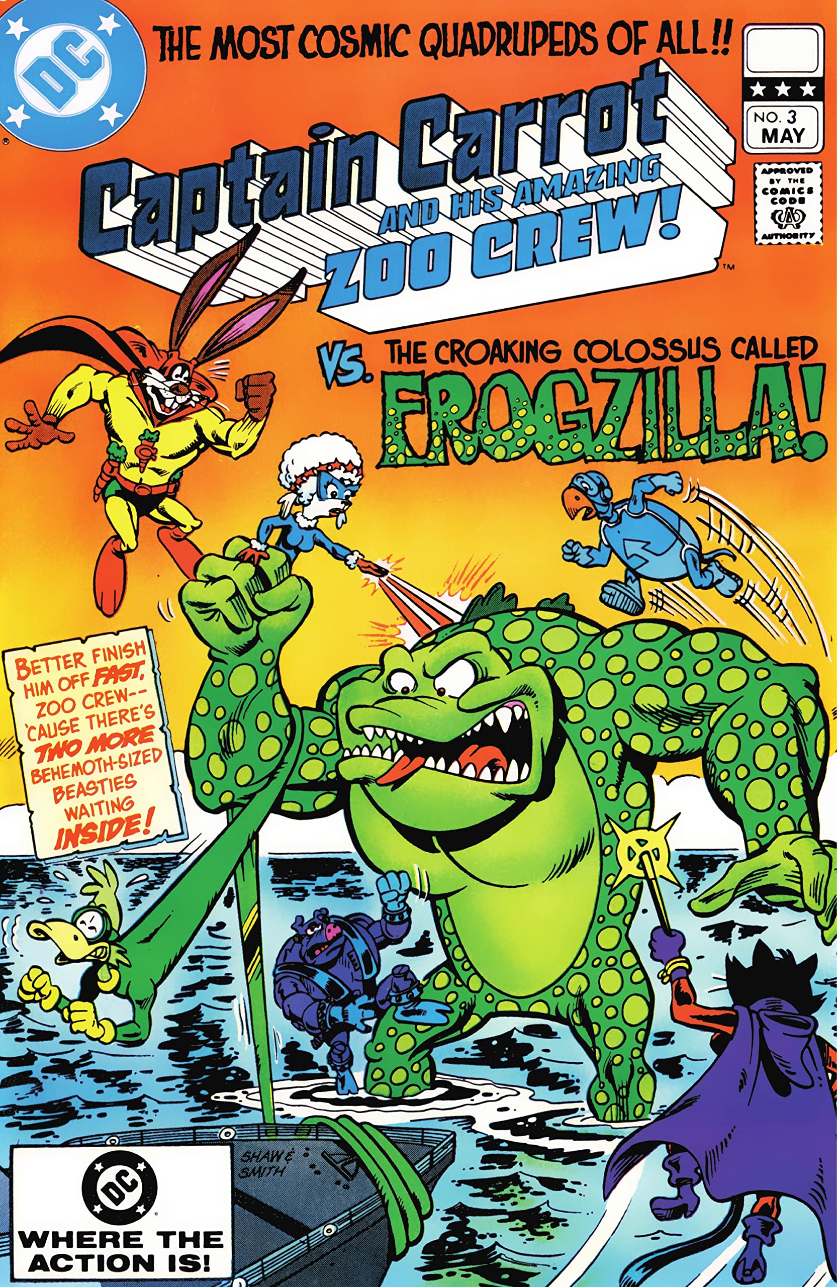 Captain Carrot and His Amazing Zoo Crew vs. The Croaking Colossus ...
