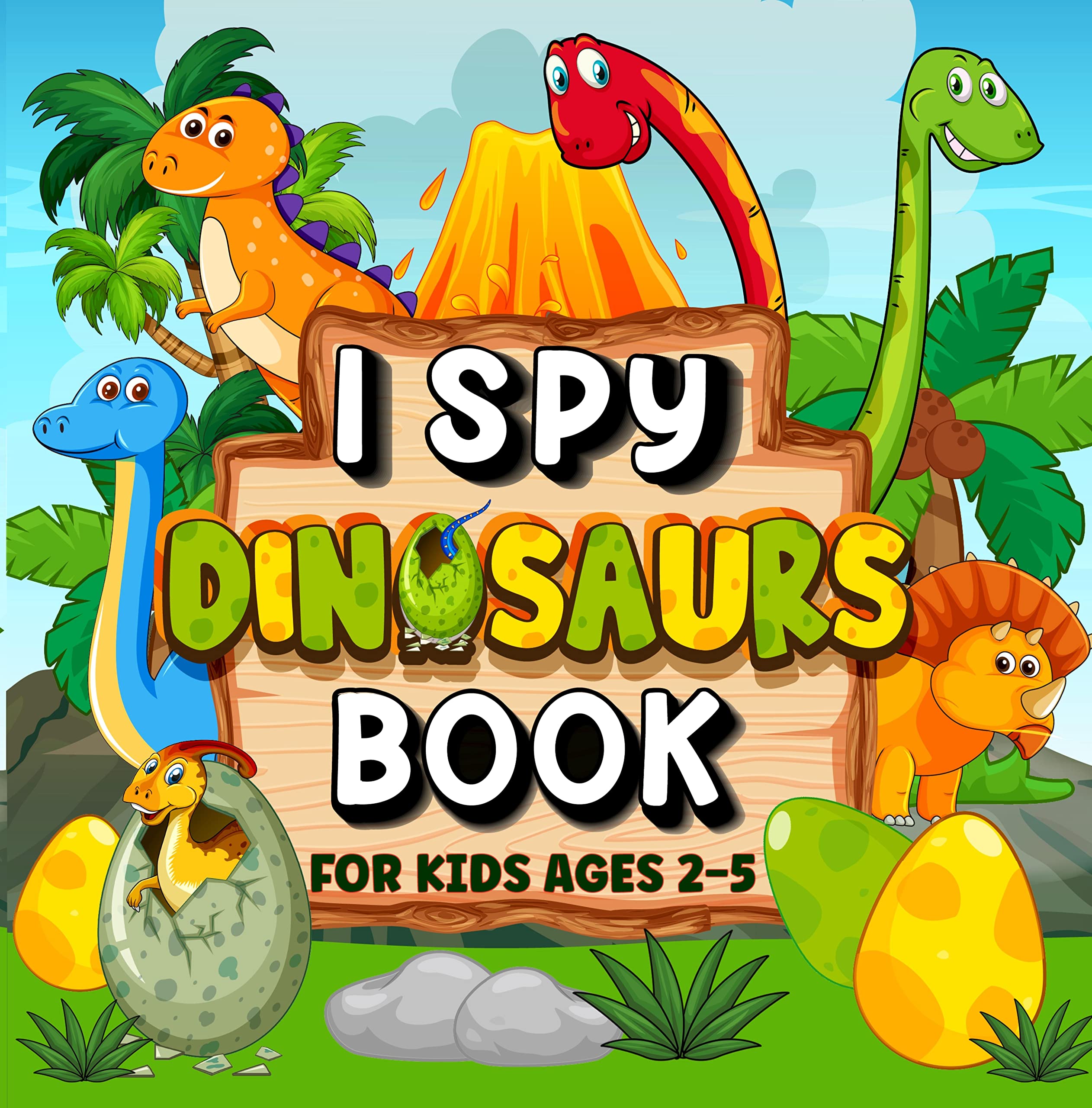 I Spy Dinosaur Book For Kids Ages 2-5: A Fun & Interactive Picture ...