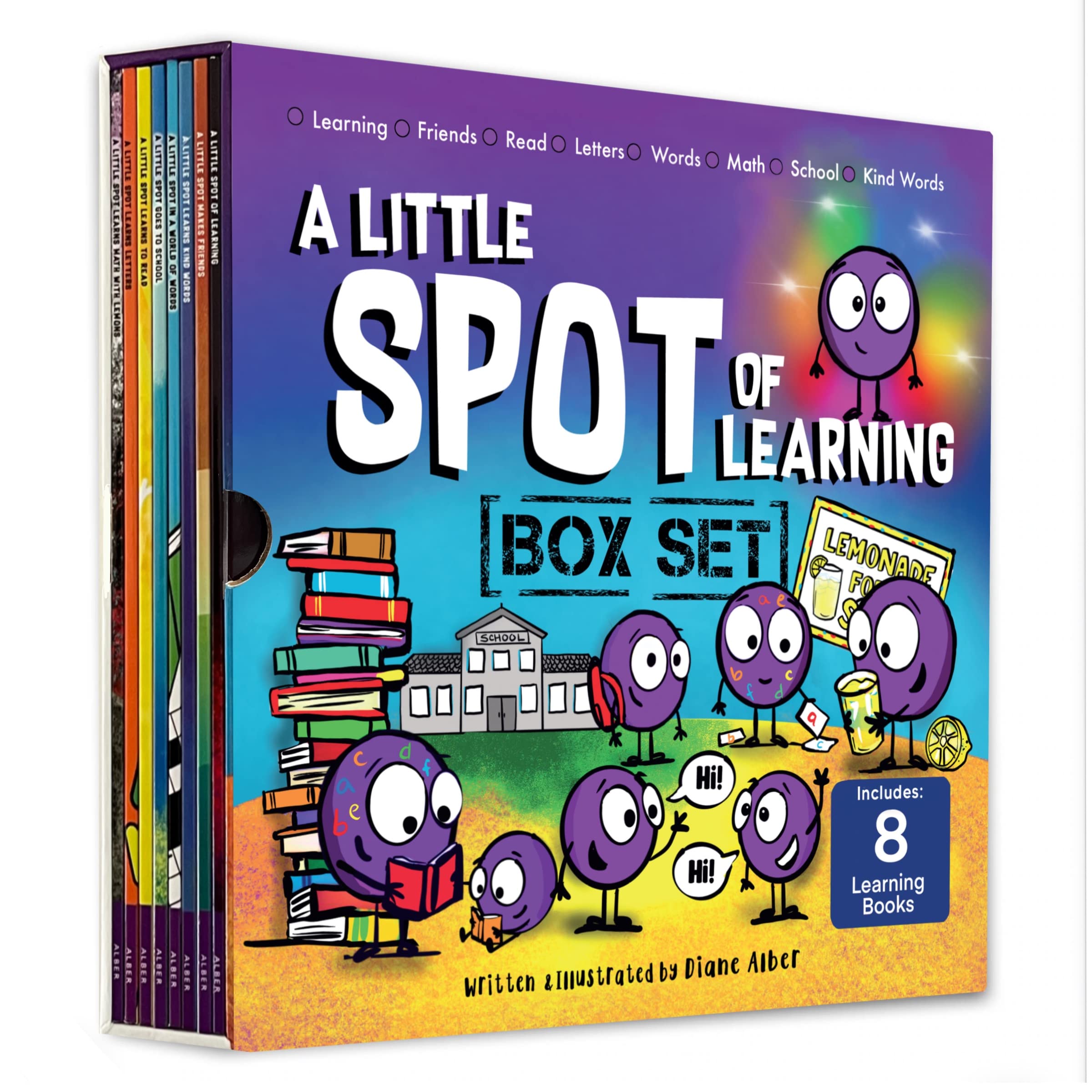 A Little SPOT of Learning 8 Book Box Set by Diane Alber | Goodreads