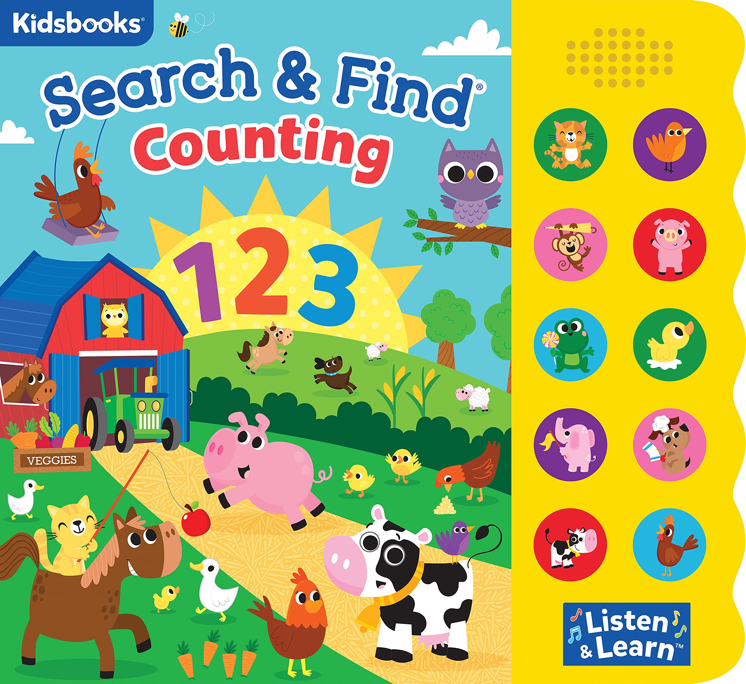 Search & Find: Counting Sound Book-With 10 Fun-to-Press Buttons, a ...