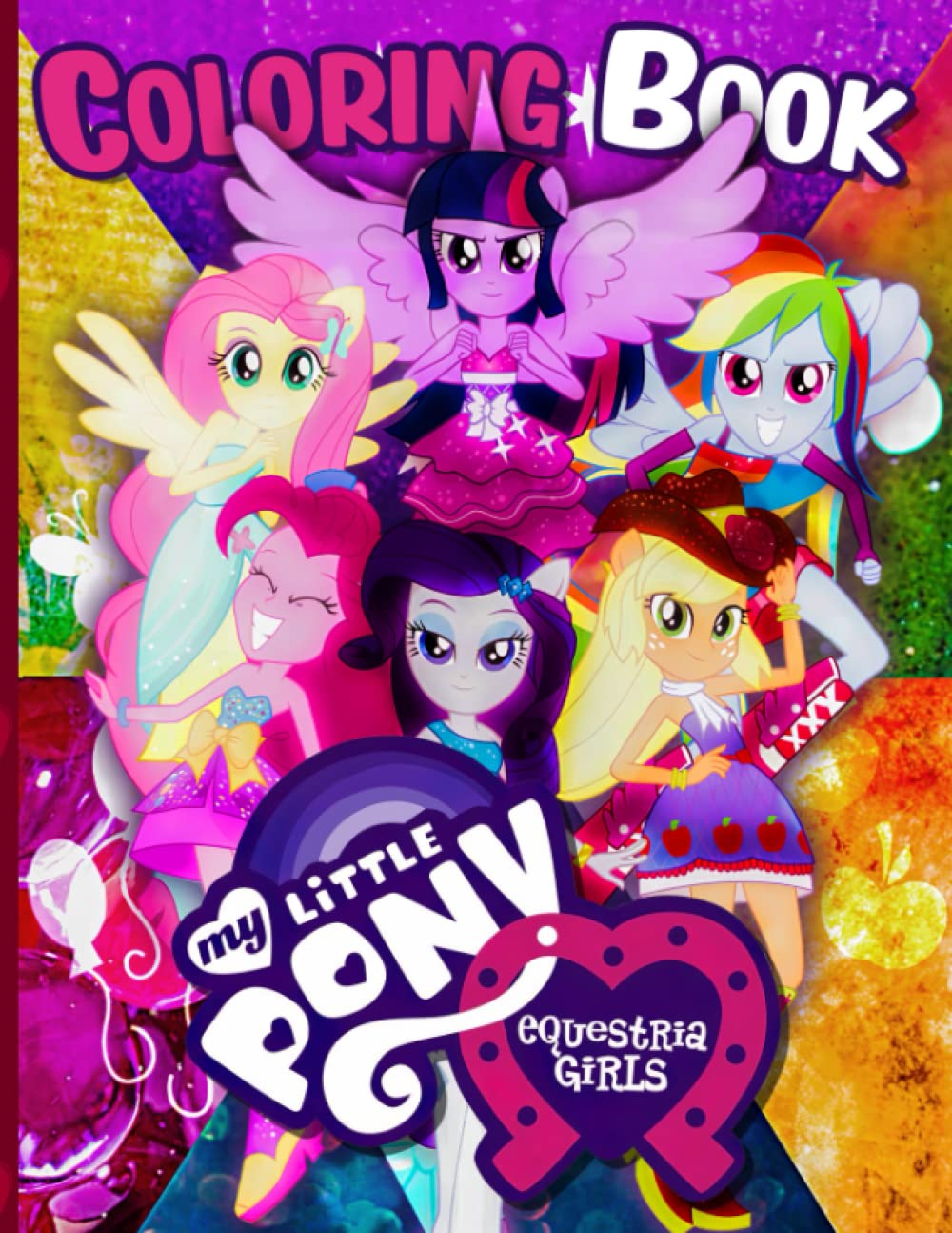 My Coloring Book: Original The Little Amazing Pony Anxiety Equestria ...