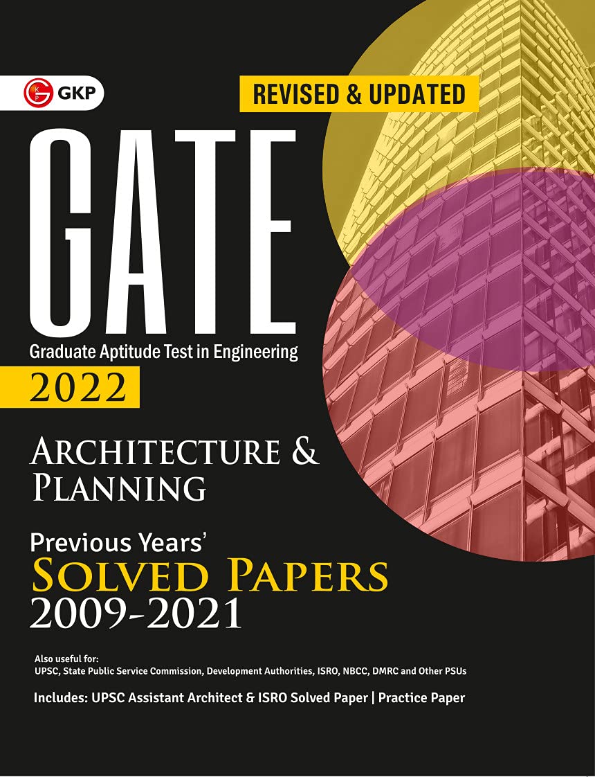 GATE 2022 : Architecture & Planning - Previous Years' Solved Papers ...