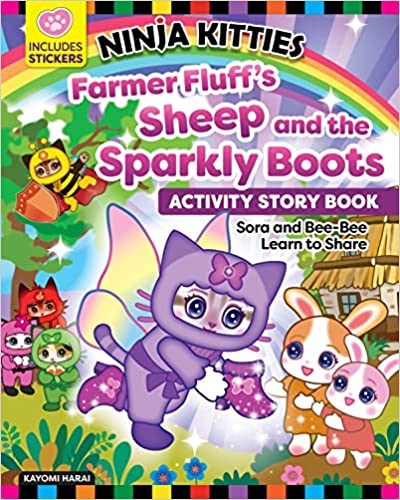 Ninja Kitties Farmer Fluff's Sheep and the Sparkly Boots Activity ...