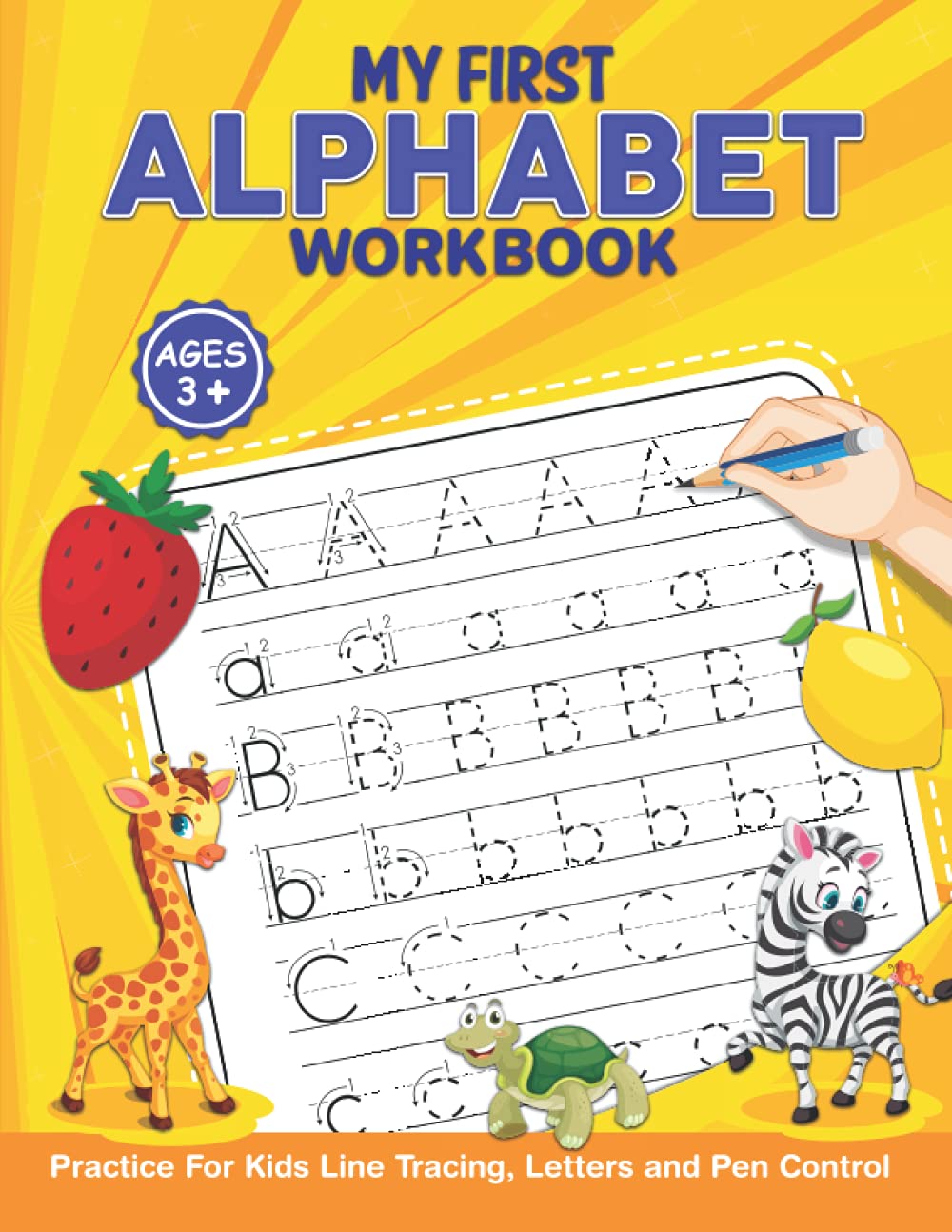 My First Alphabet Workbook: Practice tracing letters, learning words ...