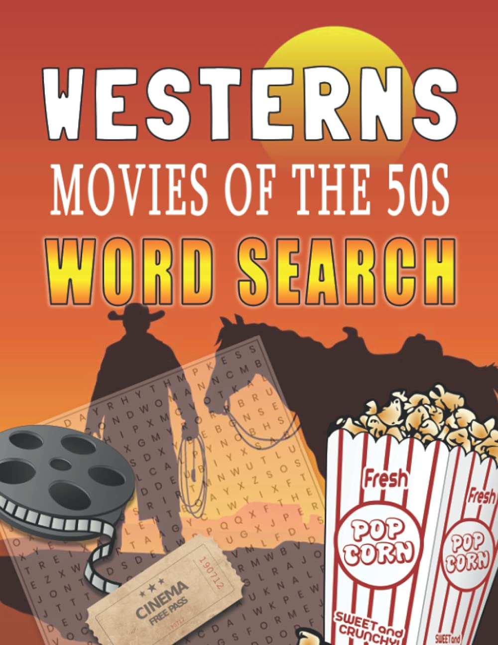 Westerns Movies of the 50s Word Search: 1950's Word Find for all ages ...