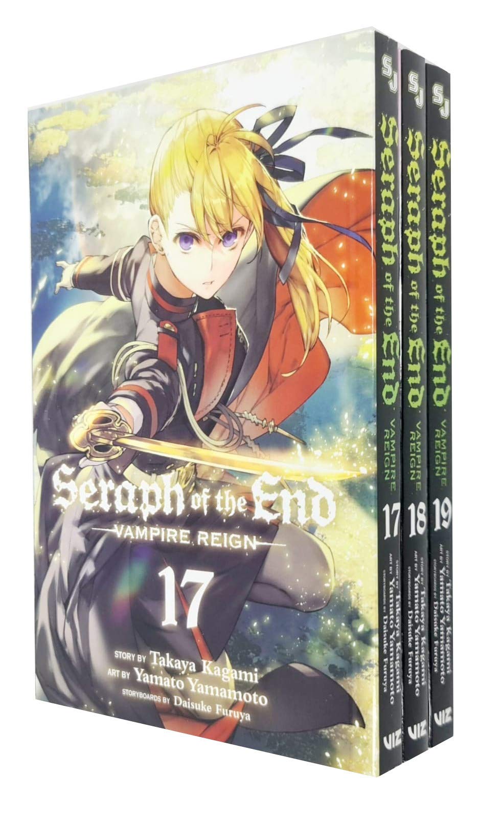 Seraph of the End Vampire Reign Vol 17 18 19 Collection 3 Books Set By ...