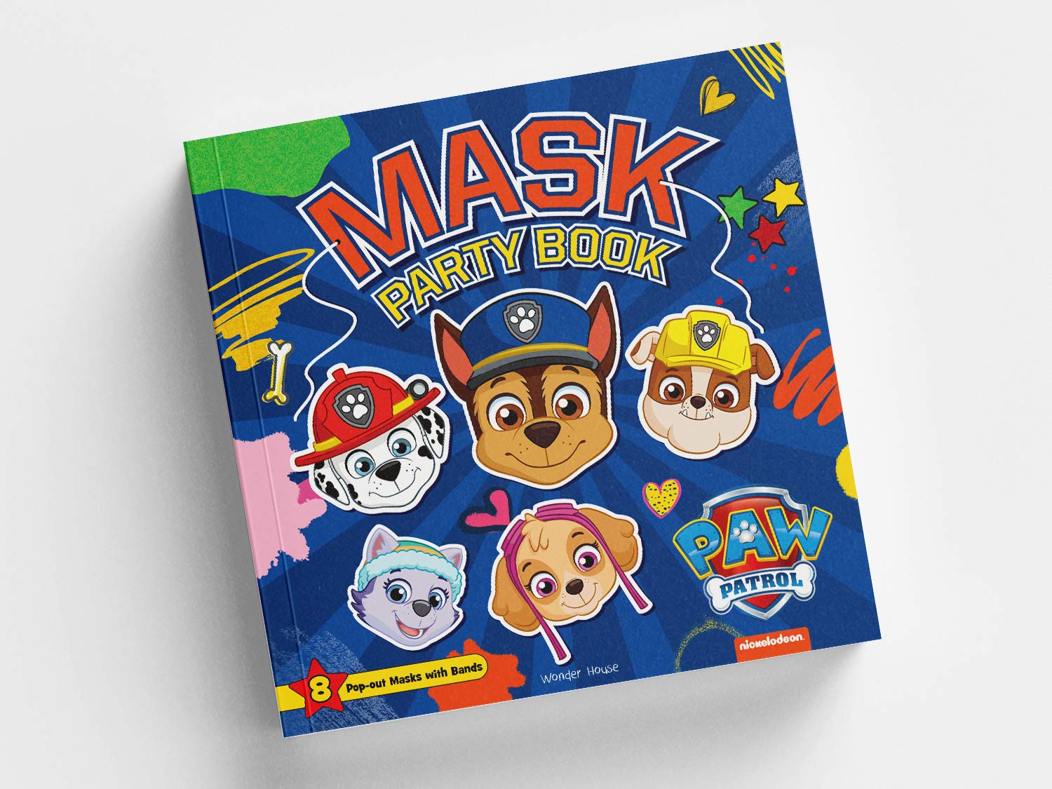 Paw Patrol Mask Party Book: 8 Pop-out Masks With Bands by Wonder House ...