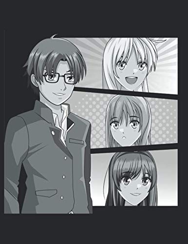 Blank Comic Book: Manga/Anime Comic Cover (Style B), 120 pages, 5 ...