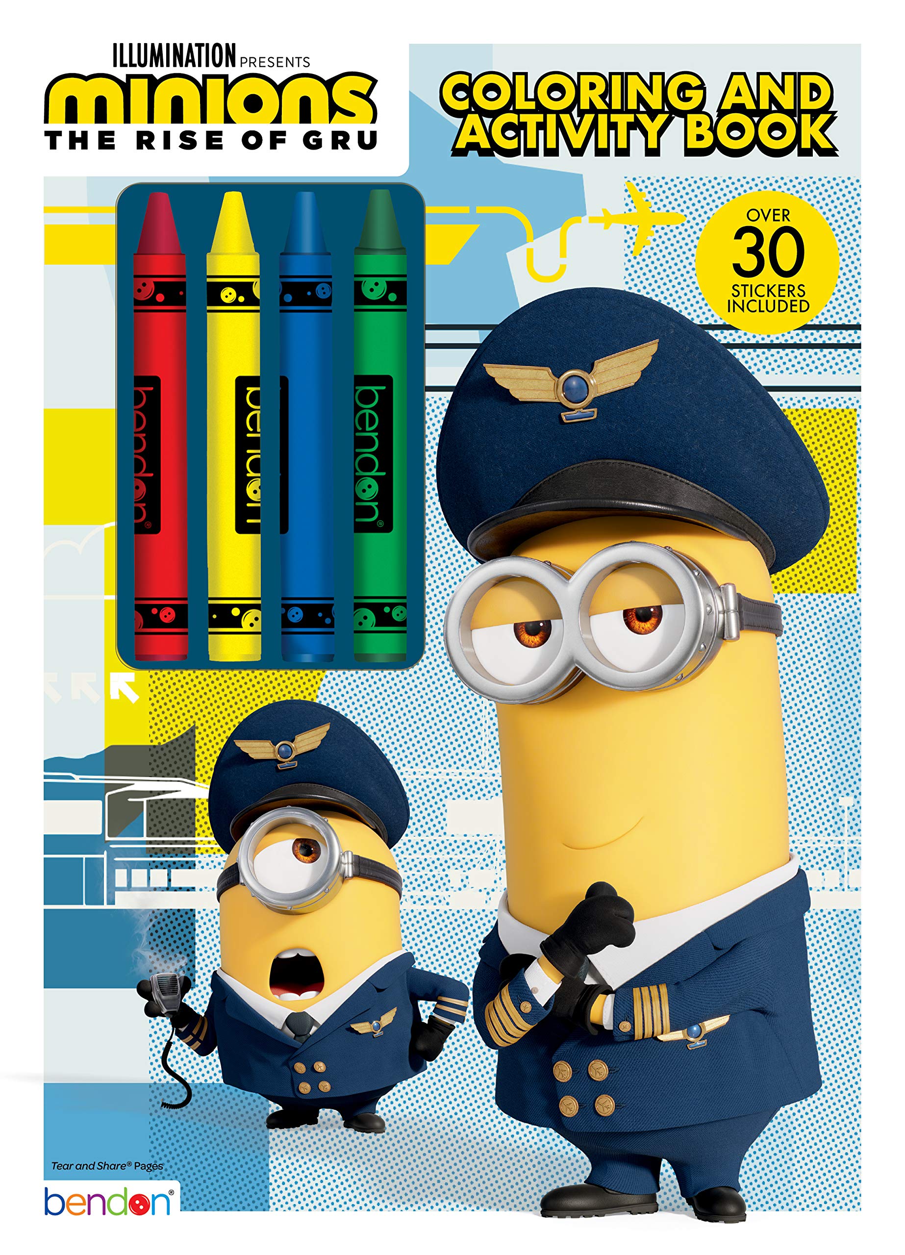 Despicable Me Minions Rise of Gru 48-Page Coloring and Activity Book ...