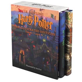 Harry Potter: The Illustrated Editions Years 3 And 4 by J.K. Rowling ...